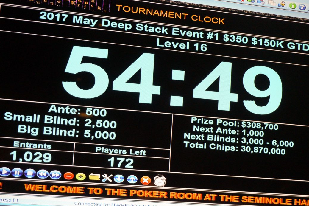 Event 1: Field Grows by 20 Entries Overnight | Seminole Hard Rock ...
