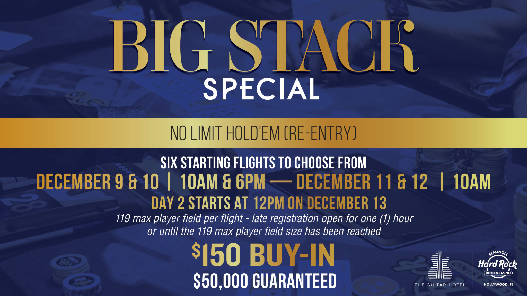 December Big Stack Special Preview-- $50,000 Guaranteed Prize Pool ...