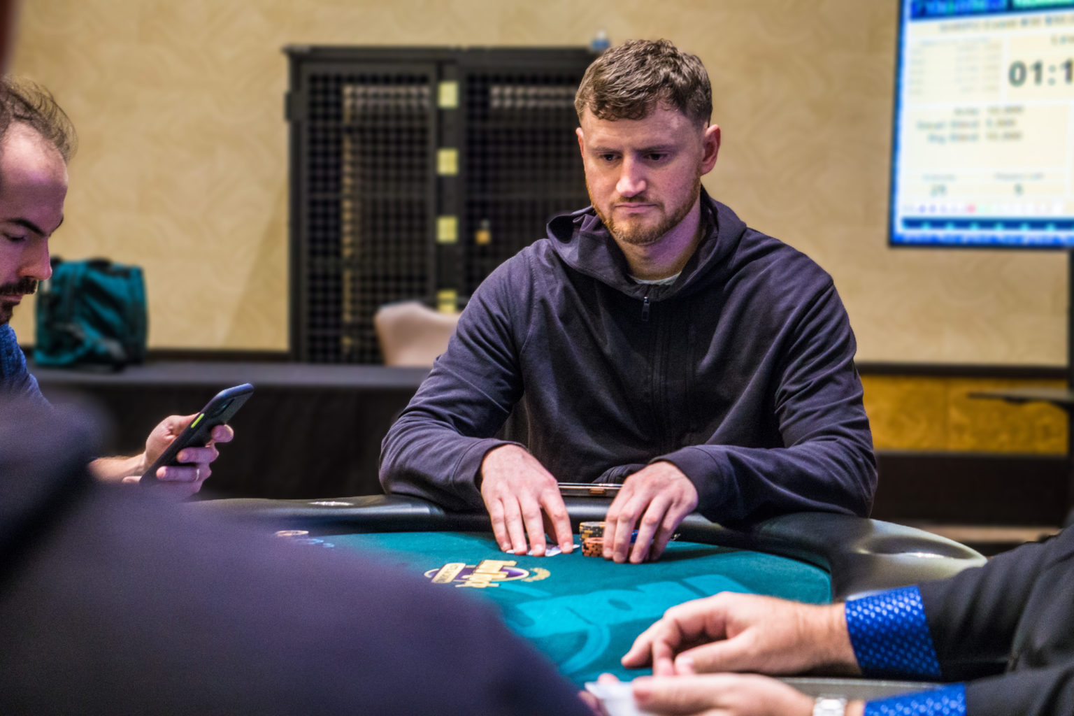 Super High Roller: David Peters Adds Some Chips To His Stack Early ...
