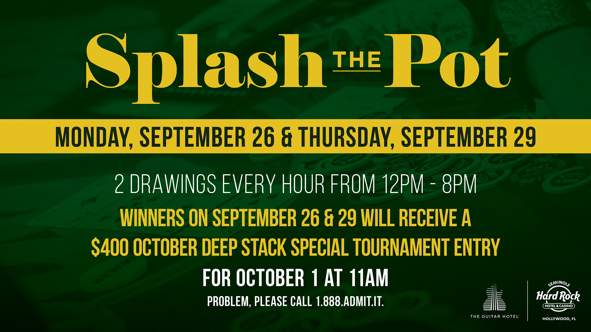 September 2022 Promotions Seminole Hard Rock Hollywood Poker September 2022 Promotions Seminole Hard Rock Hollywood Poker