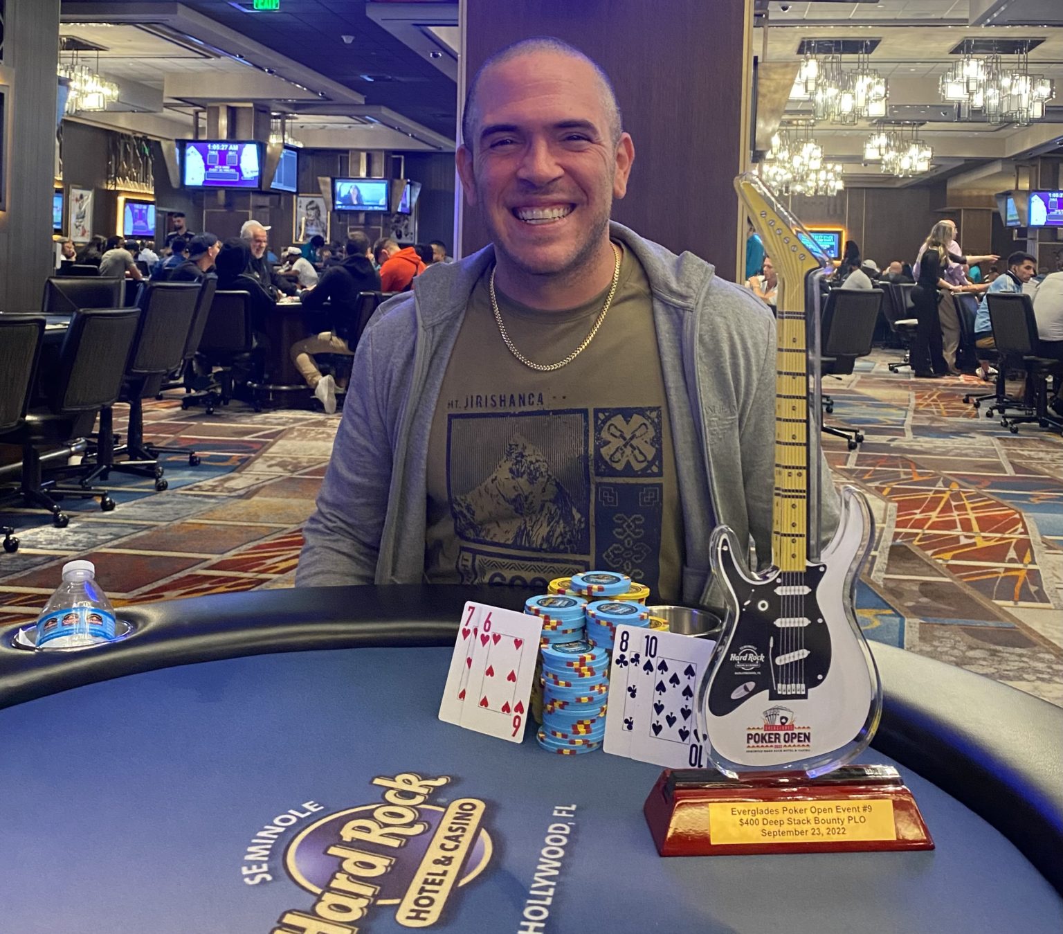 Yuval Bronshtein Wins Event 9 of the 2022 Everglades Poker Open in ...