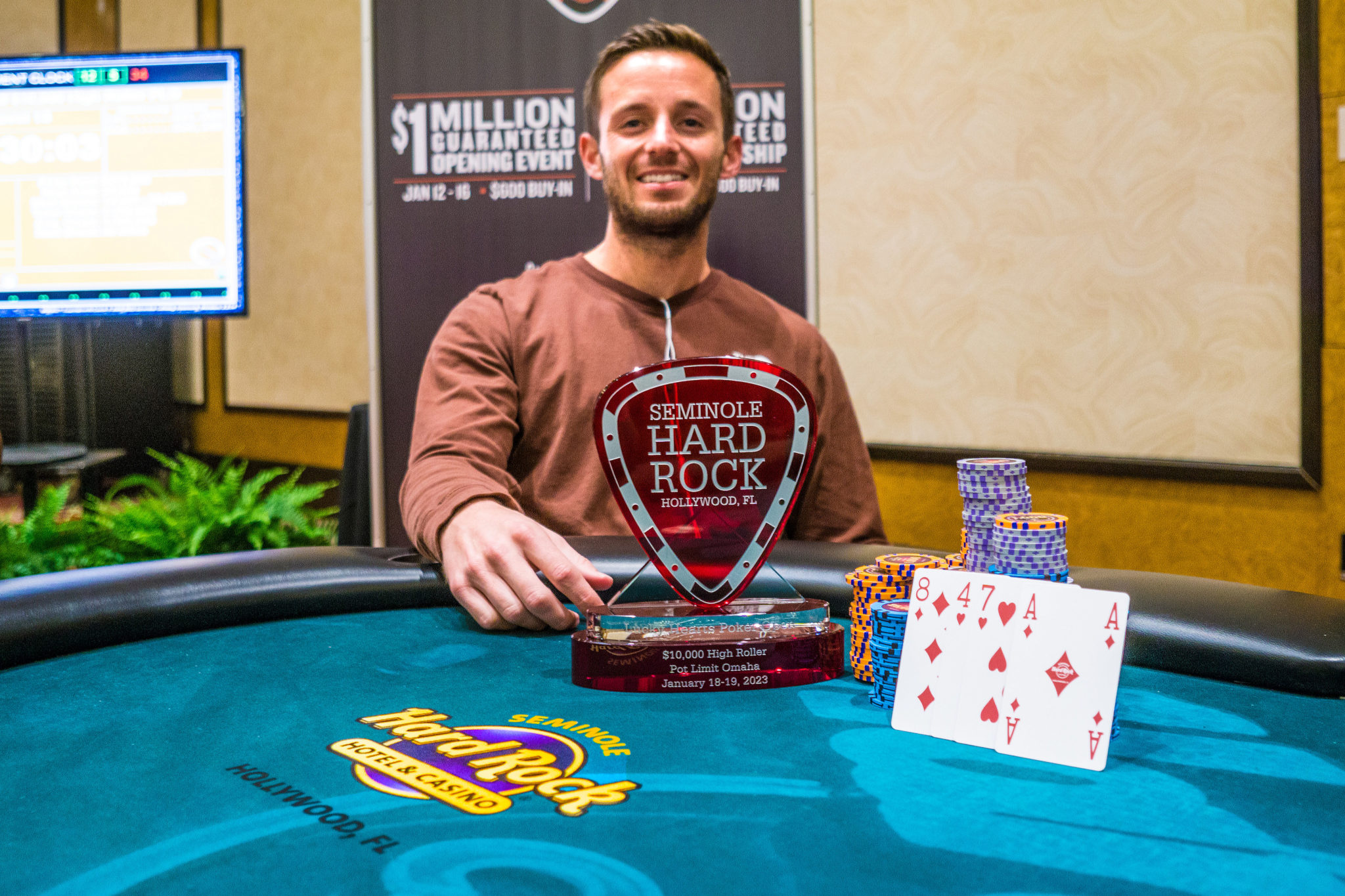 Dylan Smith Wins $10K PLO High Roller Outright for $91,960 | Seminole ...