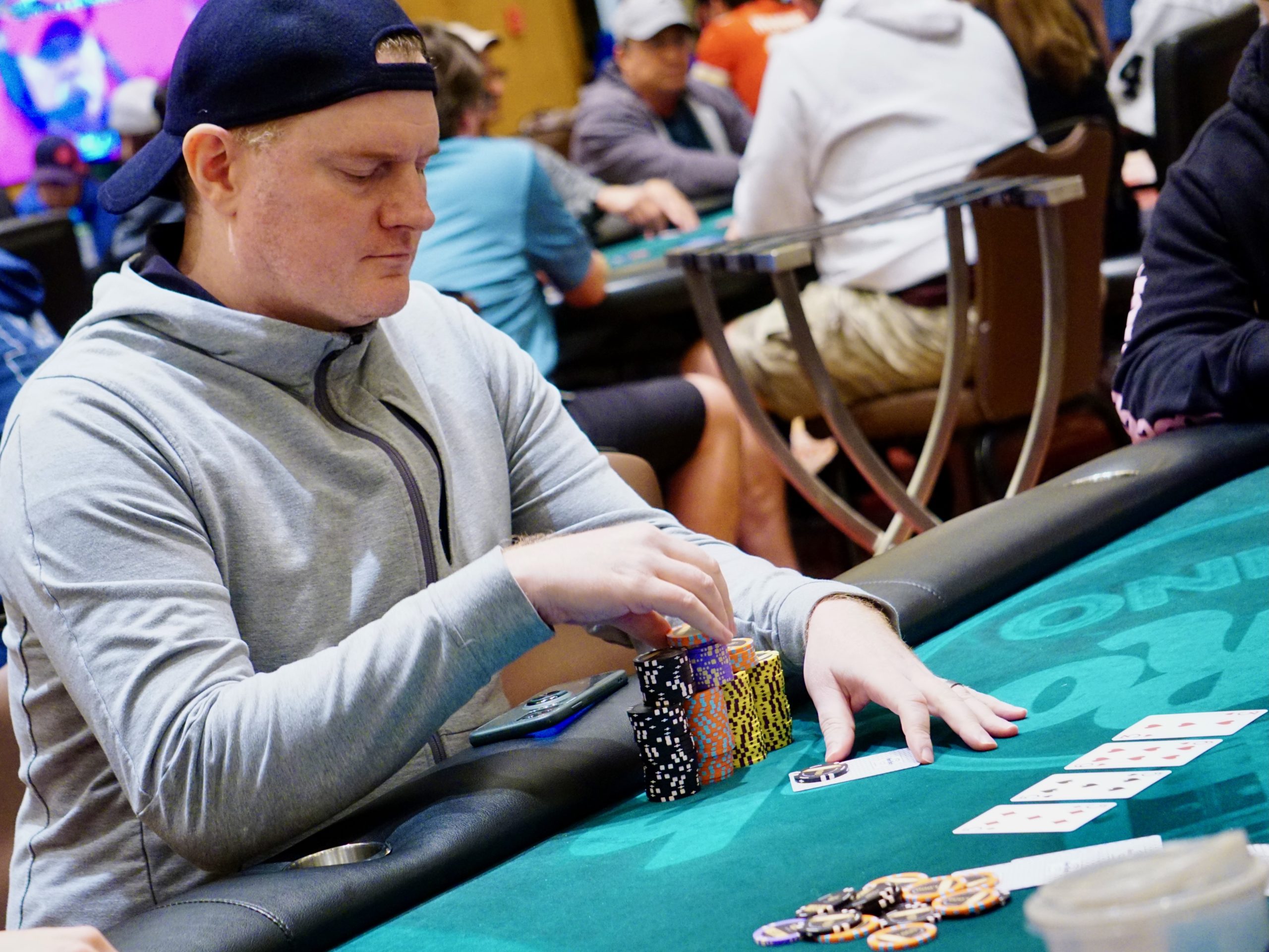 Championship Day 1B: Andy Frankenberger Catches a Nine on the River ...