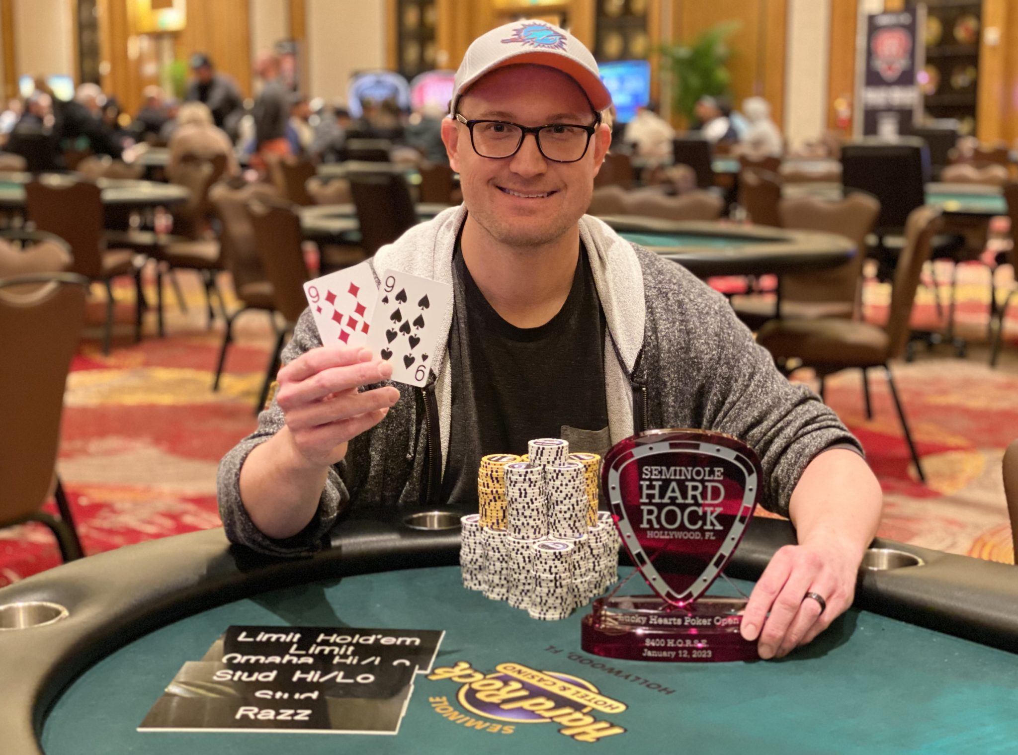 Mark Hurst Wins the First Trophy of the Lucky Hearts Poker Open ...