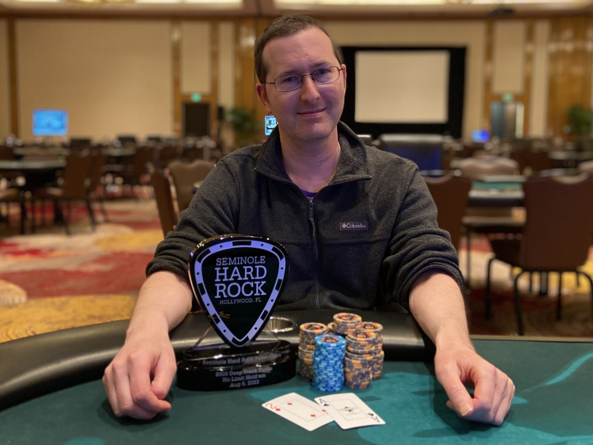 Sam Ganzfried Wins Event 45 of the 2023 Seminole Hard Rock Poker Open Outright for $9,300 ...