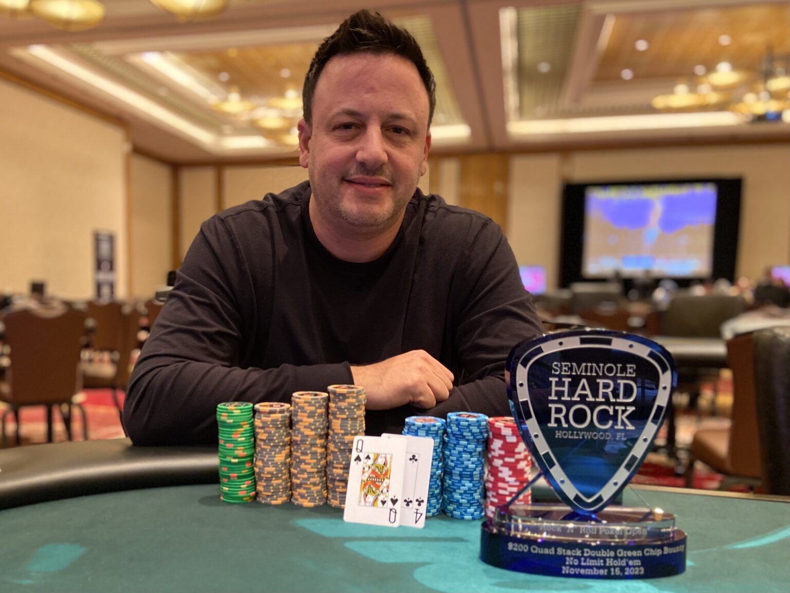 Scott Sommer Wins Event 4 of the 2023 Seminole Hard Rock 'N' Roll Poker Open Outright for $4,925 ...