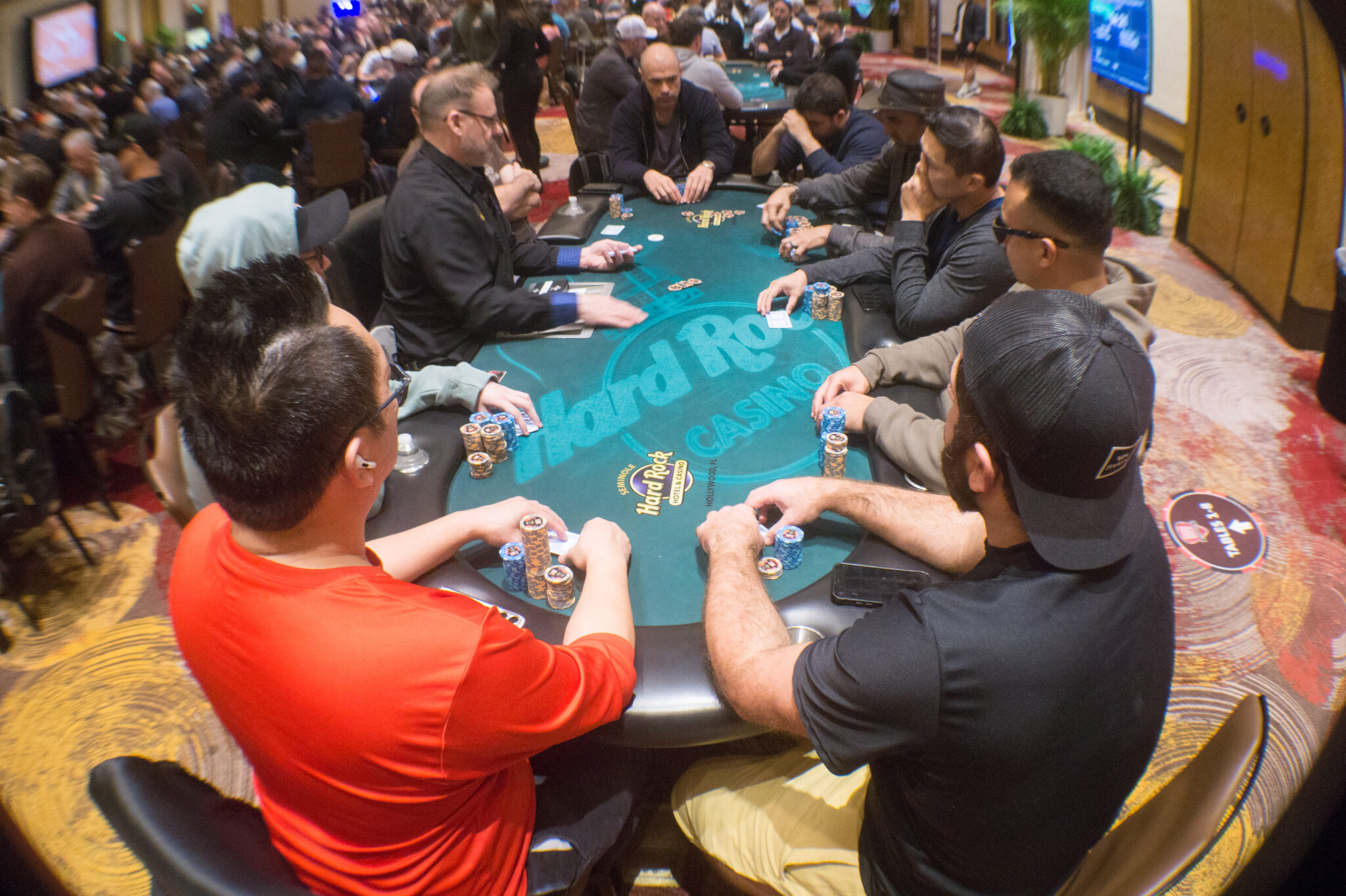 Event 27: Final Table Seating Chart | Seminole Hard Rock Hollywood Poker