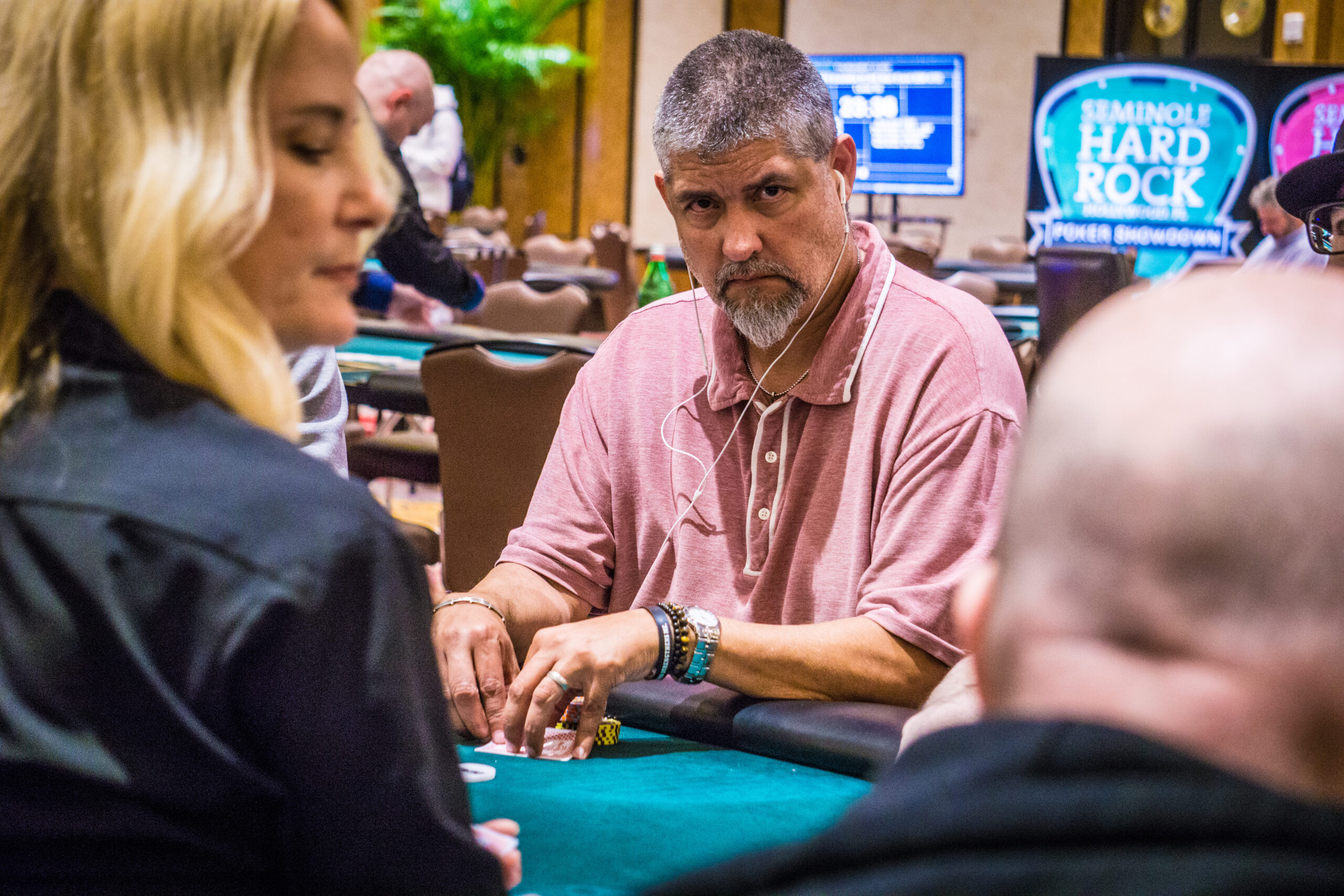 Championship Day 1A: George Hortelano Doubles Up | Seminole Hard Rock ...