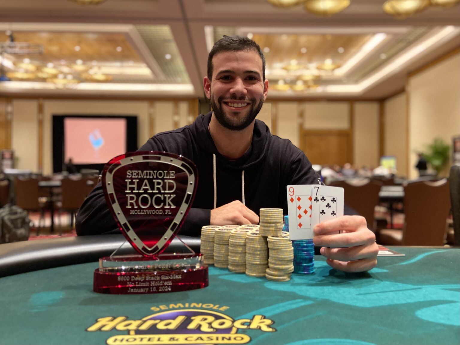 Austin Morin Wins Event 21 of the 2024 Seminole Hard Rock Lucky Hearts ...