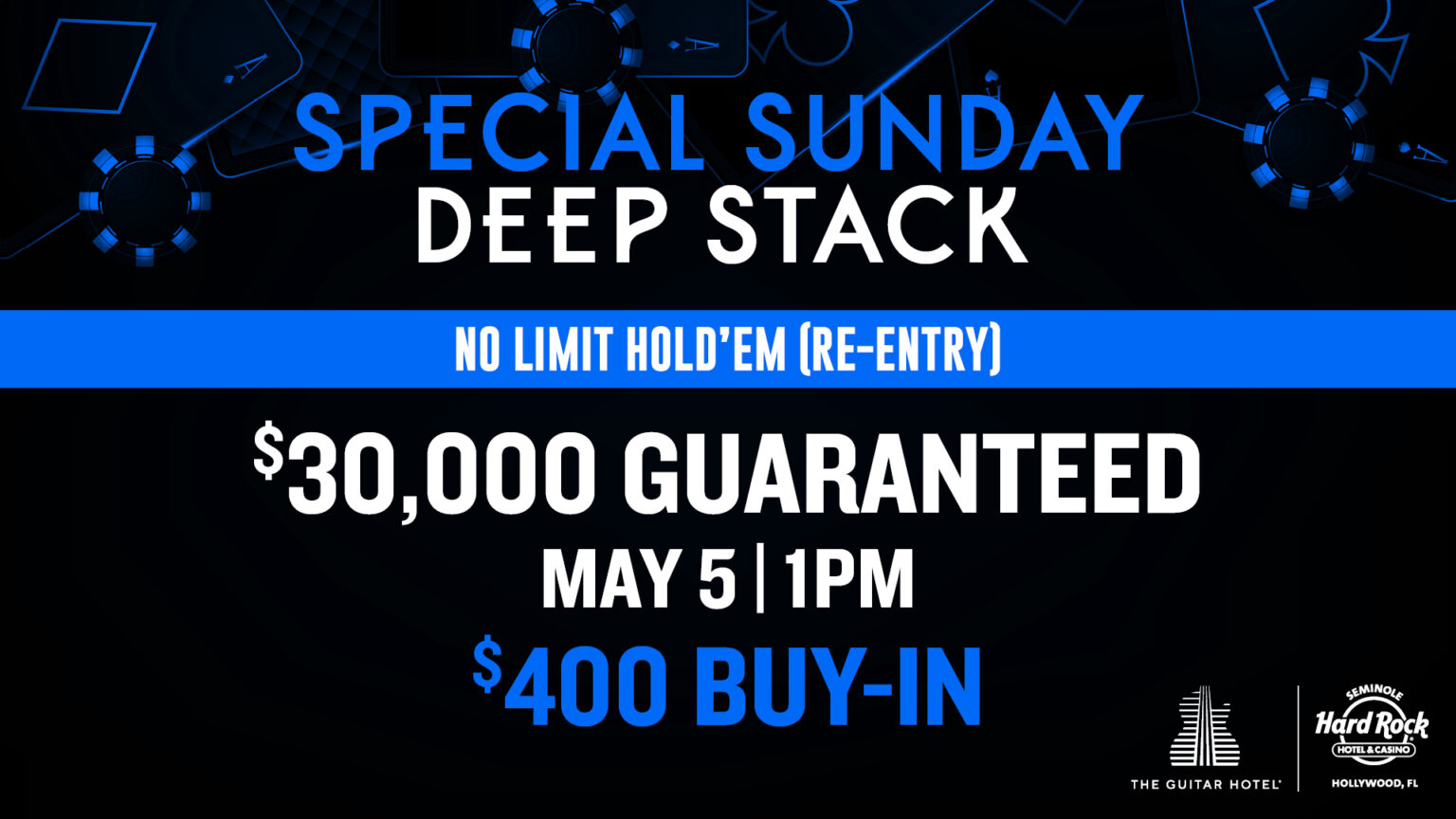 Daily Tournaments | Seminole Hard Rock Hollywood Poker