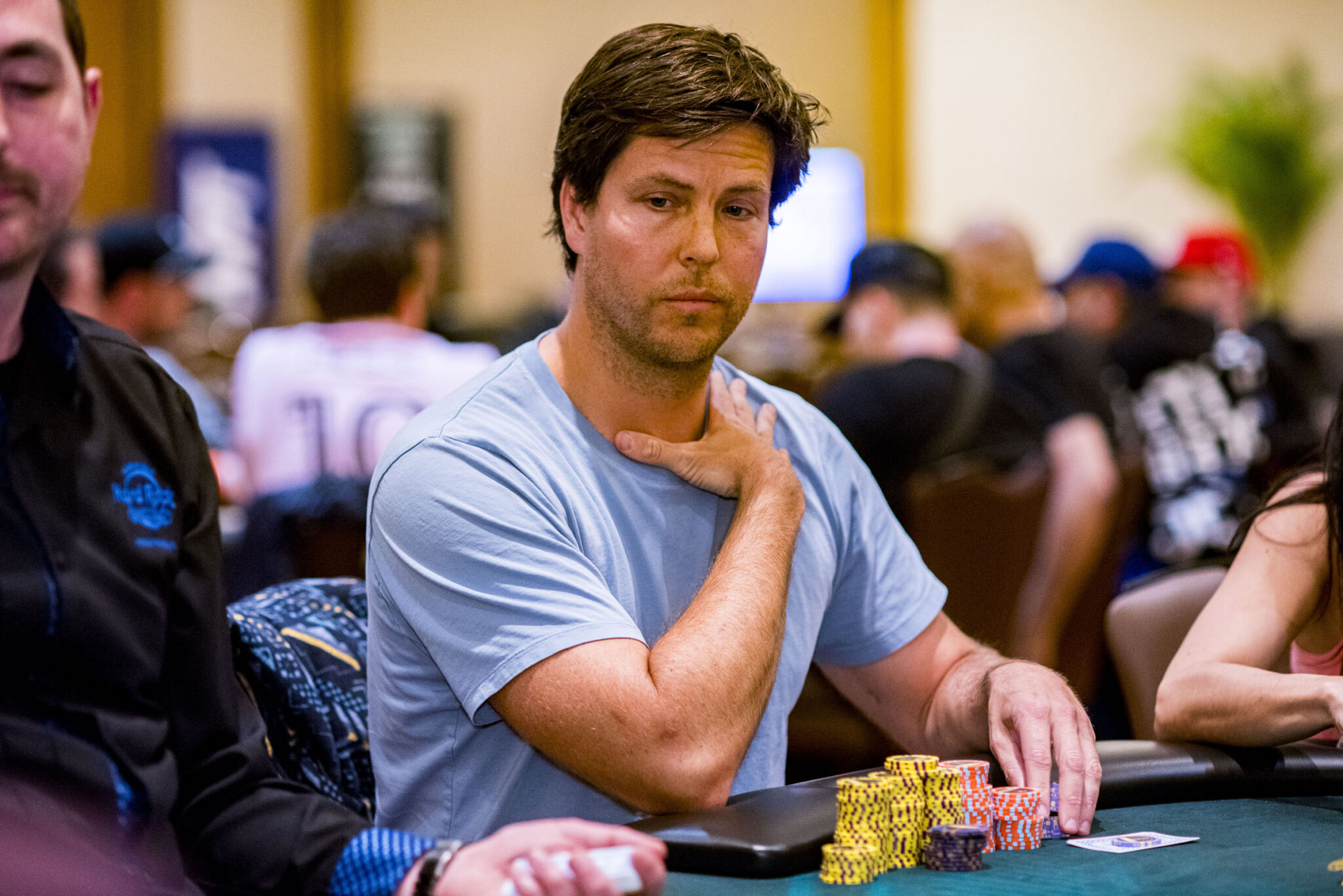 Maxwell Young Bags the Overall Chip Lead into Day 2 of the WPT Seminole ...