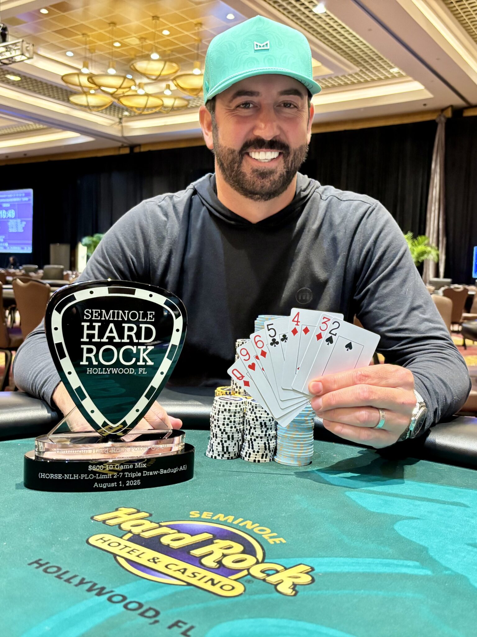 Mike Soroka Wins Event 12 of the 2025 Seminole Hard Rock Poker Open Outright for $11,495 ...