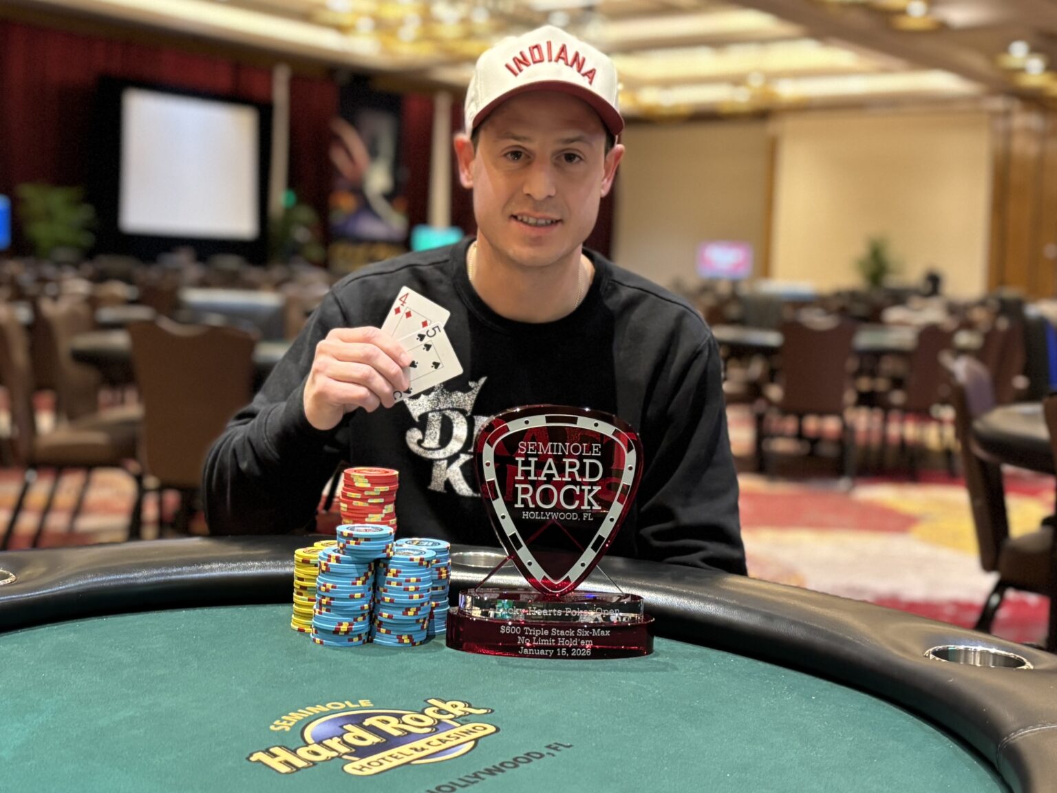 Eric Bunch Wins Event 35 of the 2026 Seminole Hard Rock Lucky Hearts Poker Open Outright for ...