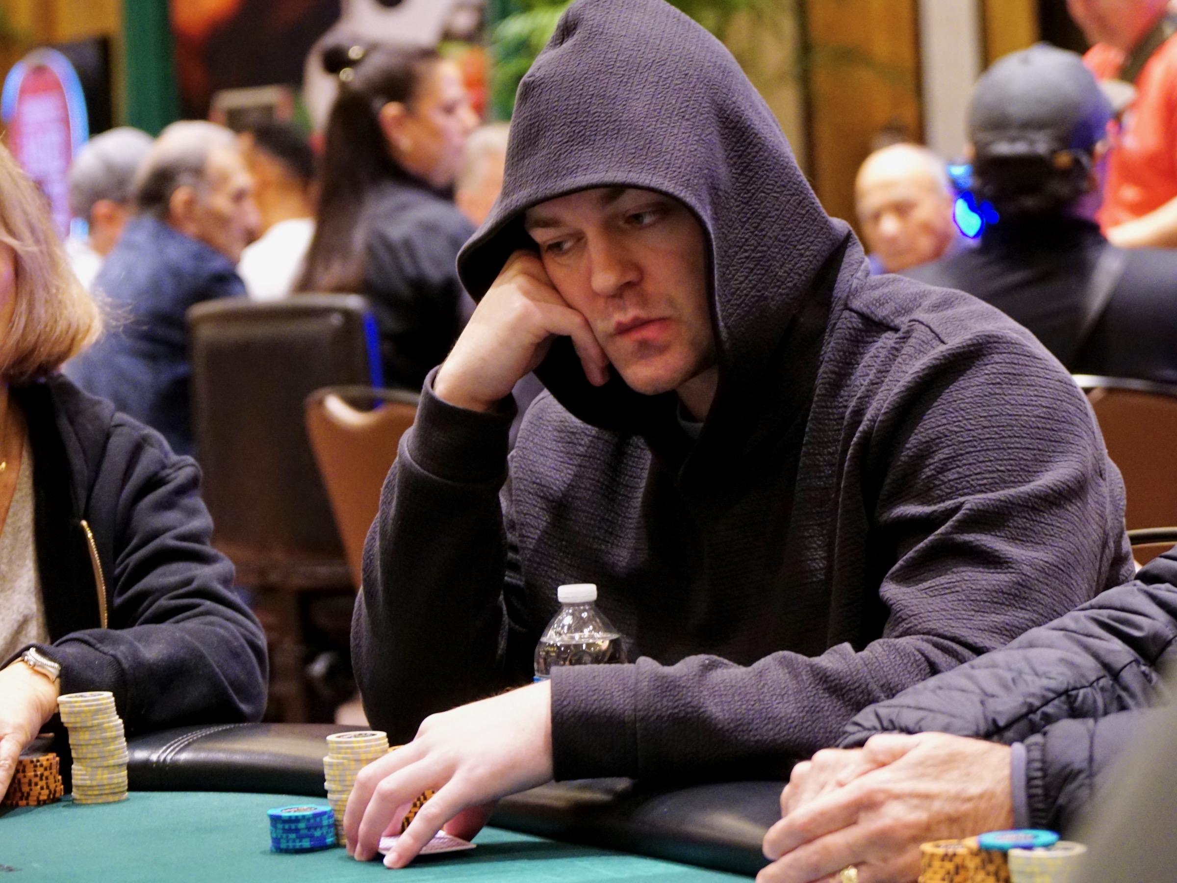 Event 1 Flight E: Caleb Harris Knocks Out a Player Near the Money ...
